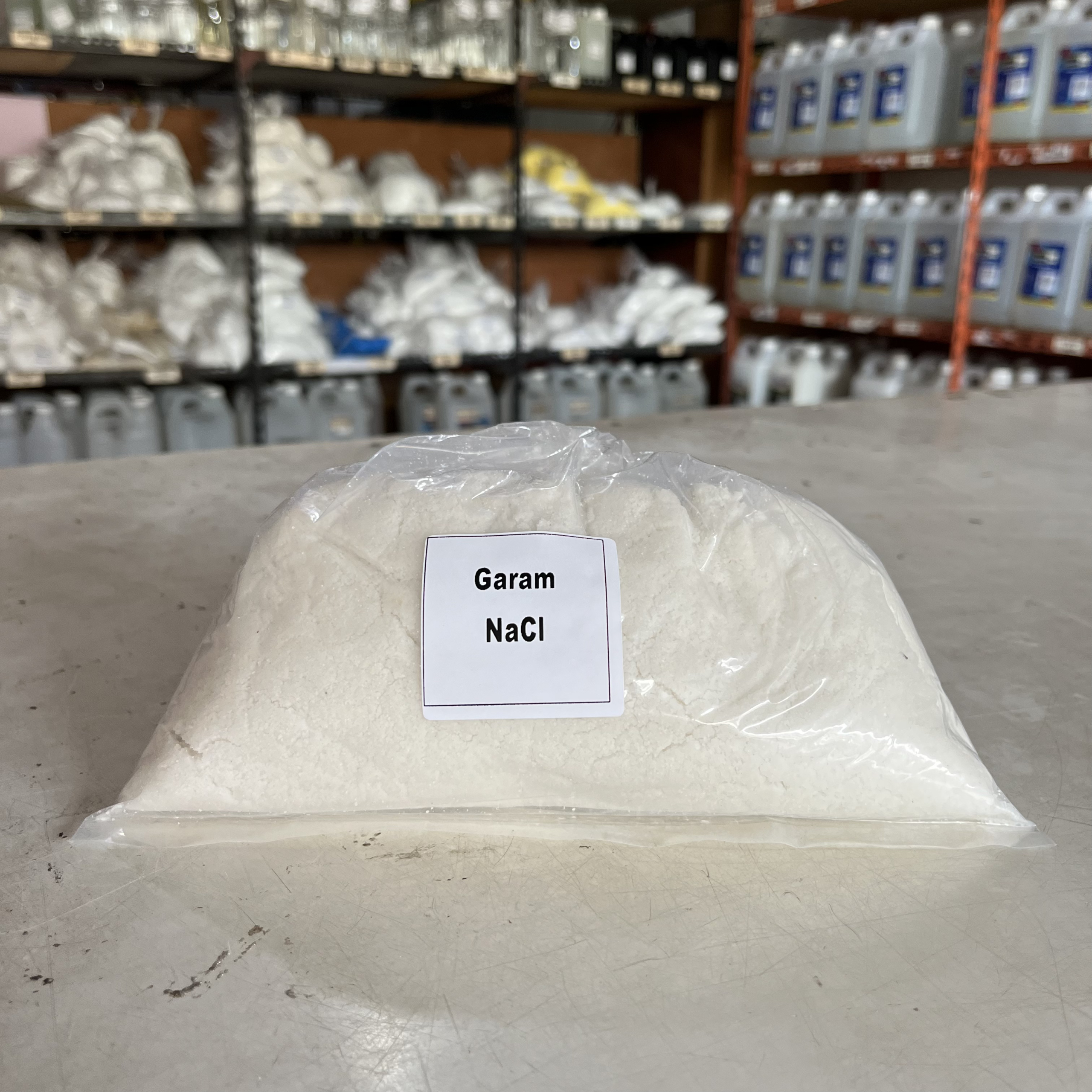 Garam / NaCl (Halus) – 1 Kg - Toko Kimia Pekanbaru