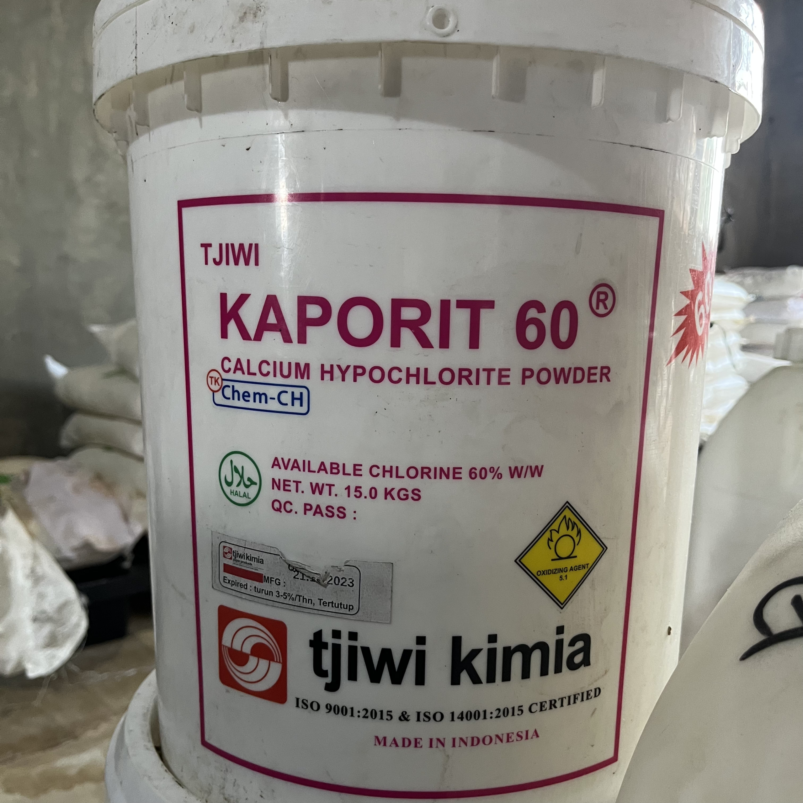 Kaporit 60% (Ex Tjiwi Kimia) – 1 Kg - Toko Kimia Pekanbaru