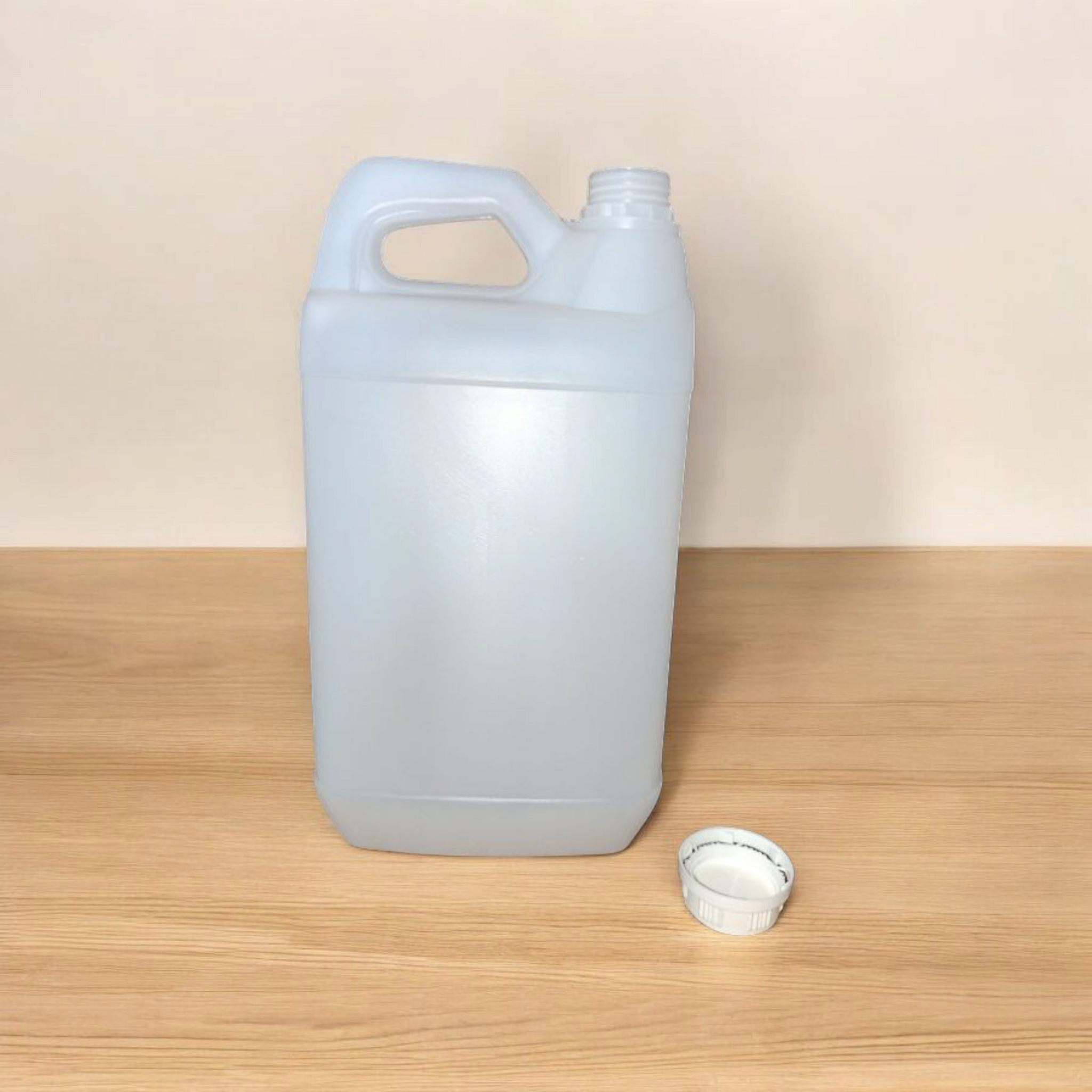 Jerigen HDPE natural 5 Liter - Toko Kimia Pekanbaru